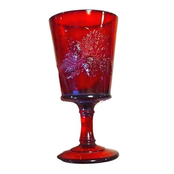 LG Wright | Dining | Lg Wright Glass Strawberryand Currant Ruby Water ...